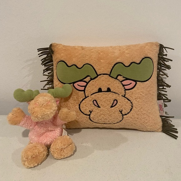 Enesco | Other | Nici Germany Y2k Set Of Moose Plush And Small ...